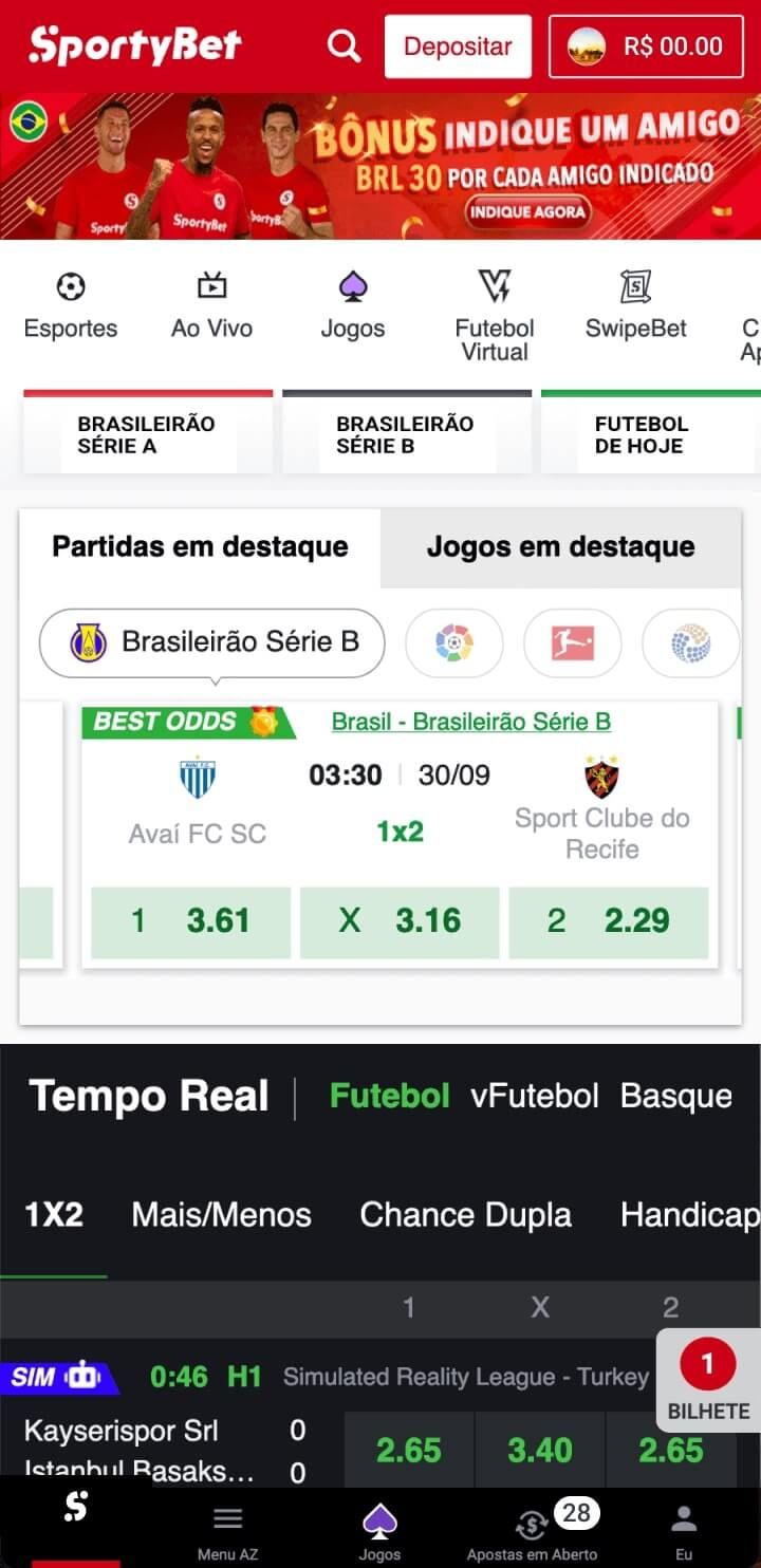 Baixar o Aplicativo | SportyBet